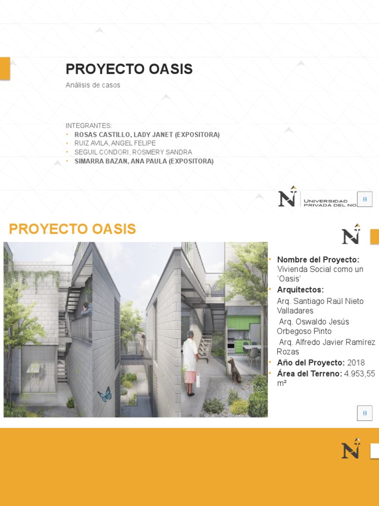 Vivienda social como un 'Oasis': Análisis de casos del proyecto ...
