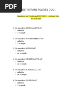Raspunsuri Test Fplayt | PDF