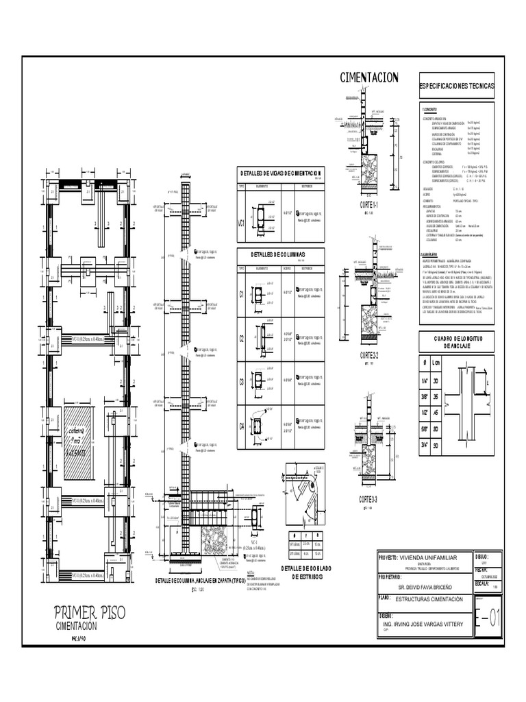 CIMENTACION | PDF | Fundación (Ingeniería) | edificio