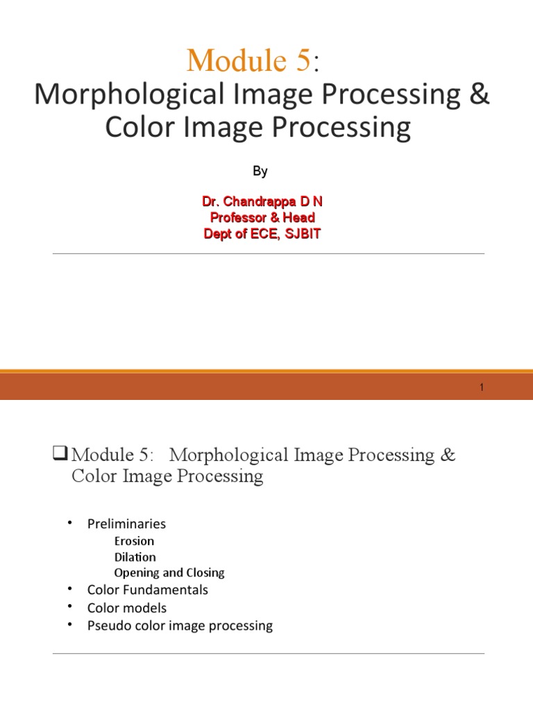 Dip Module - 5 Color Image Processing | PDF | Color | Rgb Color Model