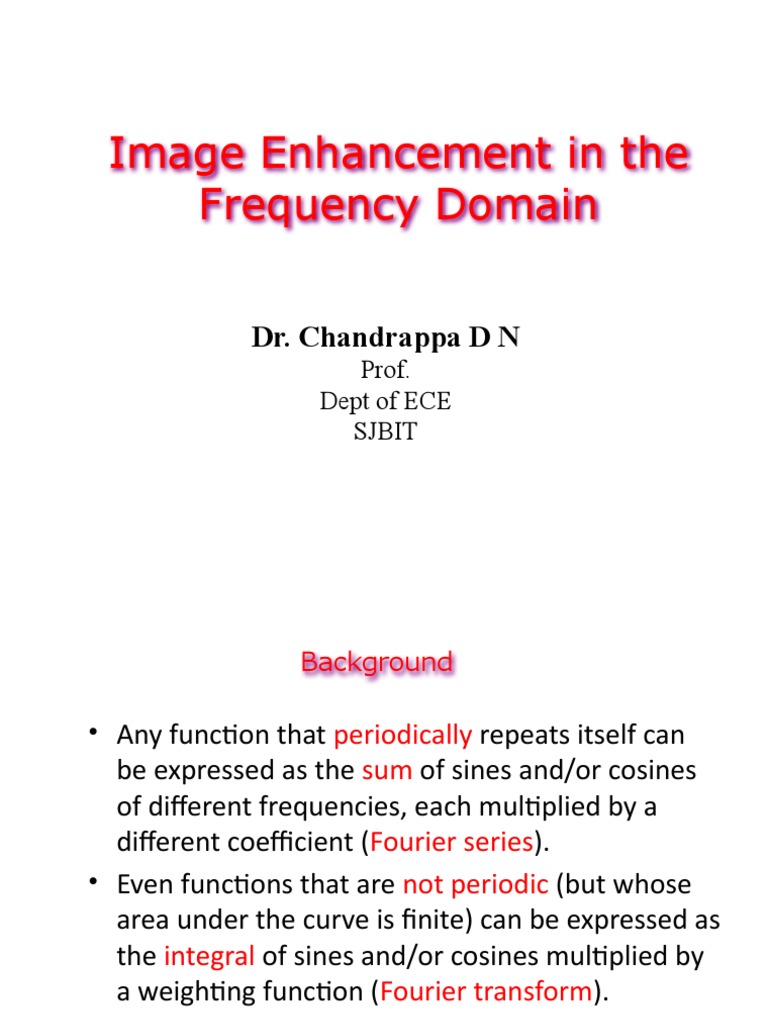 DIP Module 3 | PDF | Discrete Fourier Transform | Fourier Transform