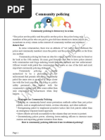 Community Immersion Program of PNP | PDF | Police | Community Policing