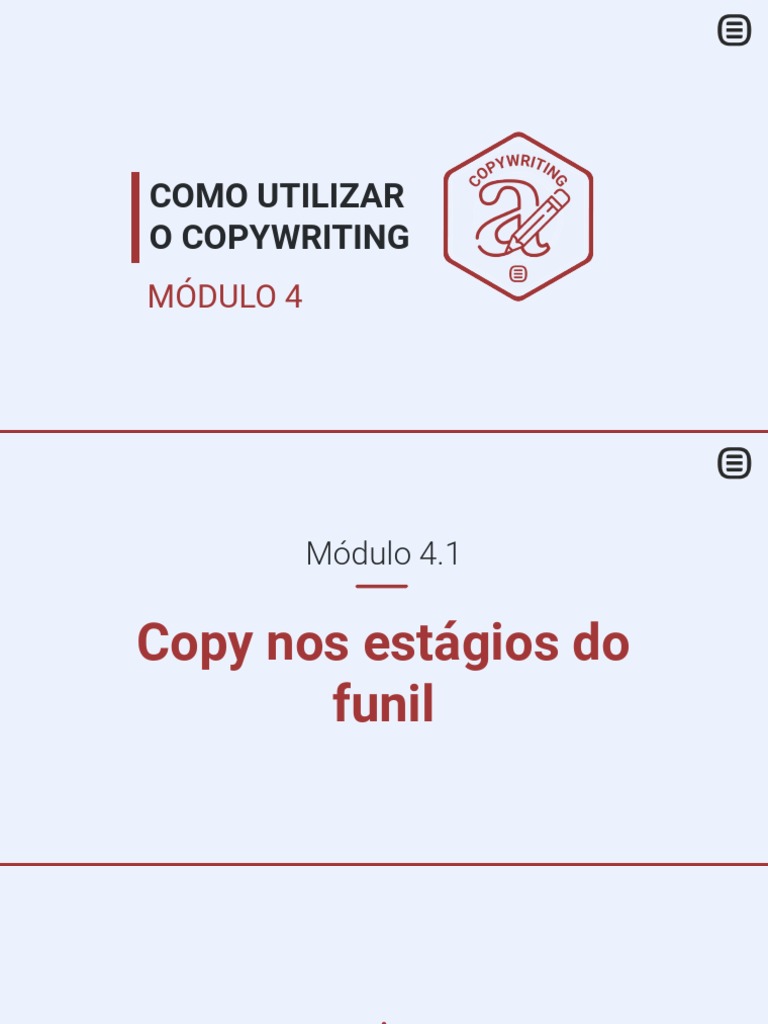 Como usar o copywriting em cada etapa do funil de vendas | PDF