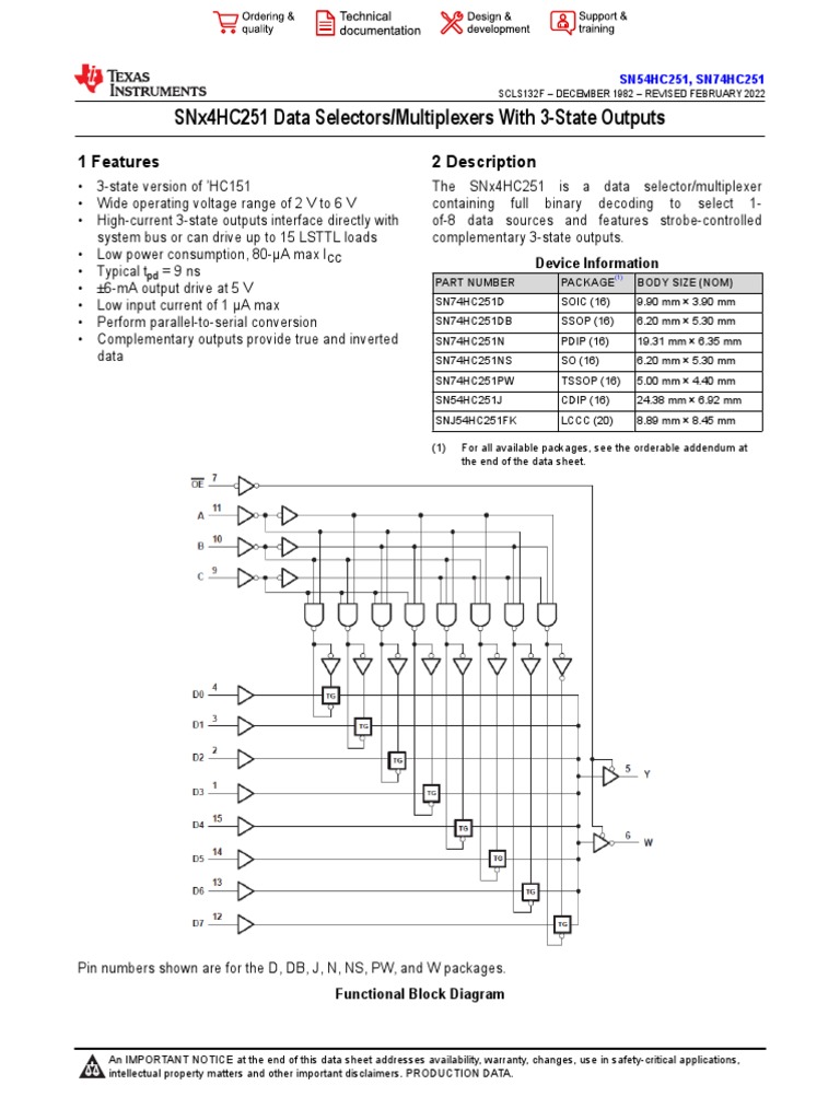 Datasheet Digital 74hc (4) | PDF | Computer Engineering | Electronic Engineering