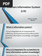 Accomplishment Report On LIS 2024-2025 | PDF | Information Technology ...
