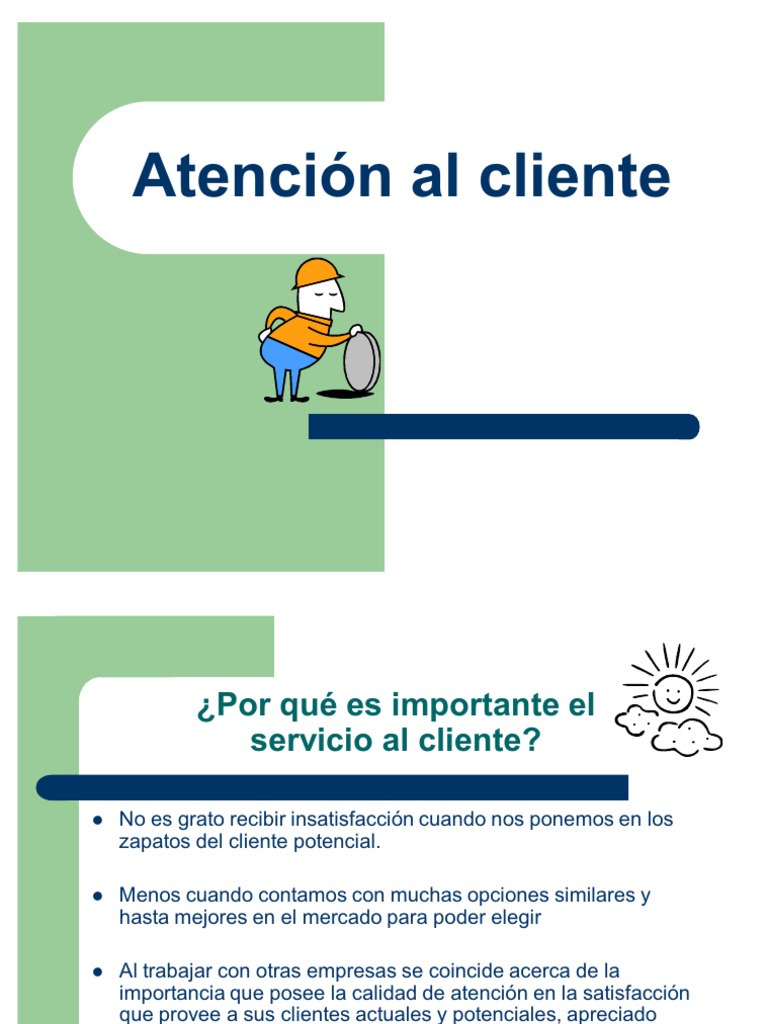Servicio Al Cliente Trabajo | PDF | Servicio al Cliente | Cliente