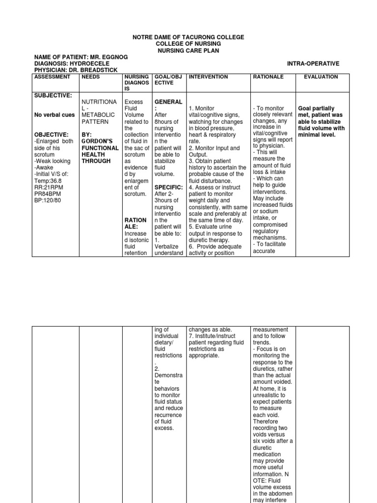 Hydrocele | PDF | Pain | Nursing
