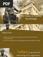 LOGIC CHAPTER 5 - Lecture Note | PDF | Fallacy | Argument