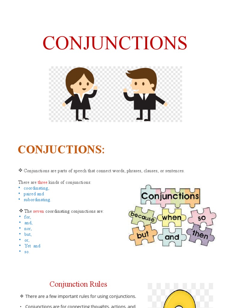 Types of Conjunctions: A Comprehensive Guide to Coordinating, Paired, and Subordinating ...