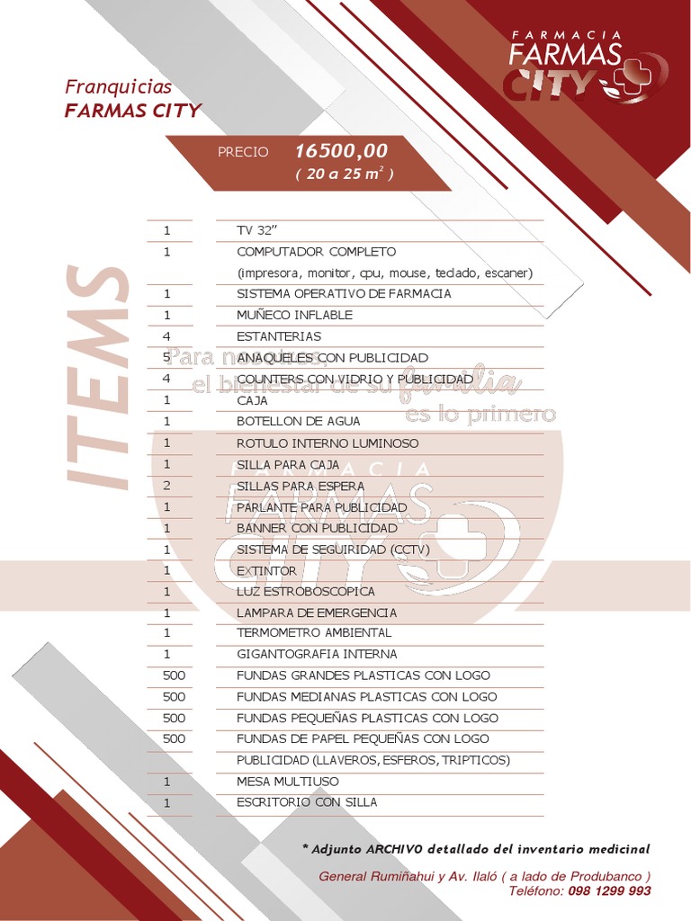 Franquicia Farmas City 1 | PDF