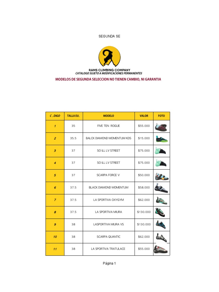Rams Climbing | PDF | Brand | Mountaineering