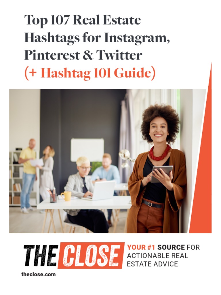 107 Real Estate Hashtags | PDF | Hashtag | Social Media