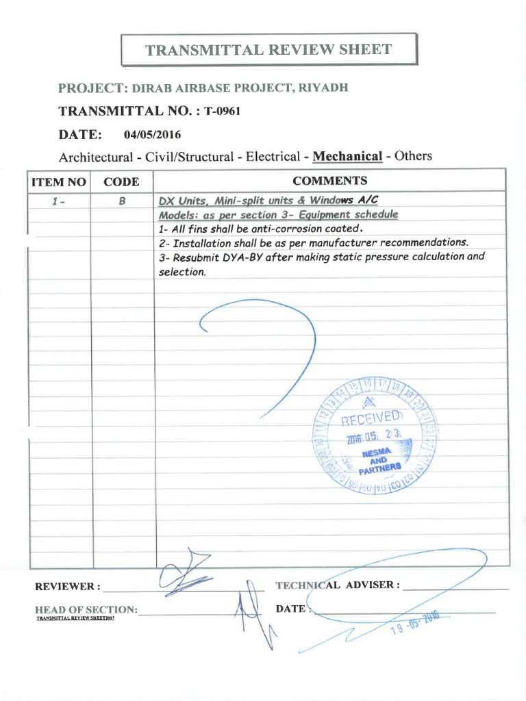 T-0961 DX, Mini-Split Units & Windows A.C CODE B | PDF