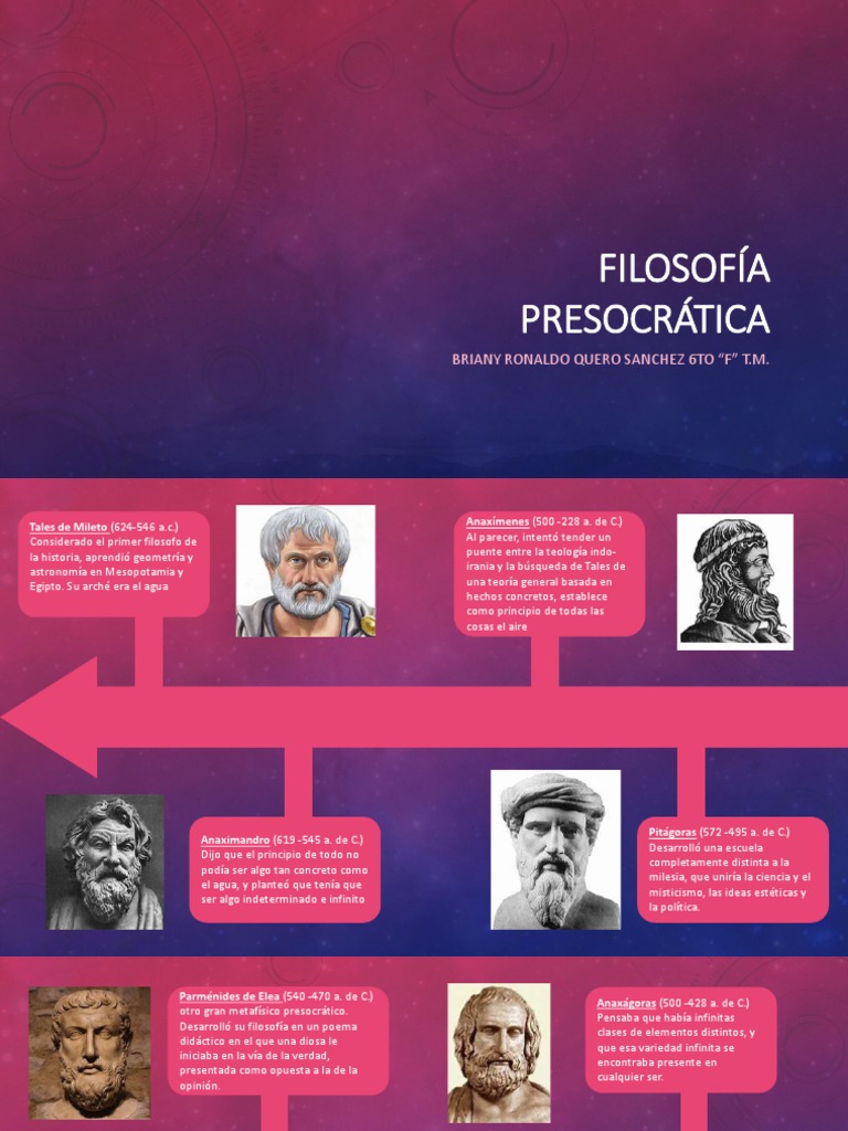 Filosofía Presocratica | PDF