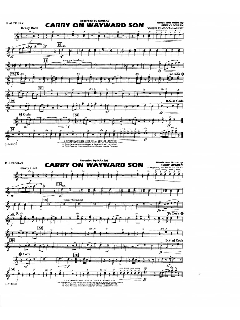 Carry On Wayward Son | PDF