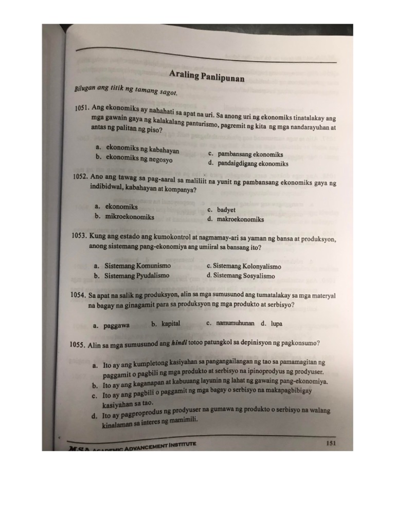 Nat - Review-Answer Day 2 | Download Free PDF | Plato | Epistemology