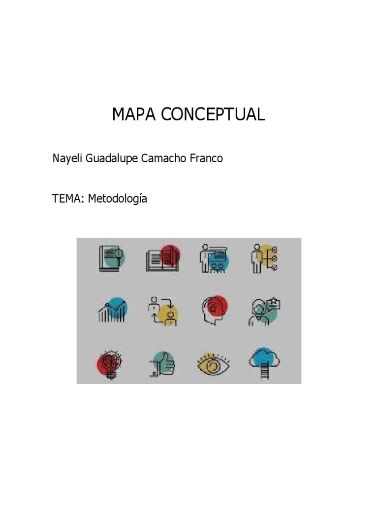 Mapa Conceptual. | PDF | Método científico | Razonamiento inductivo