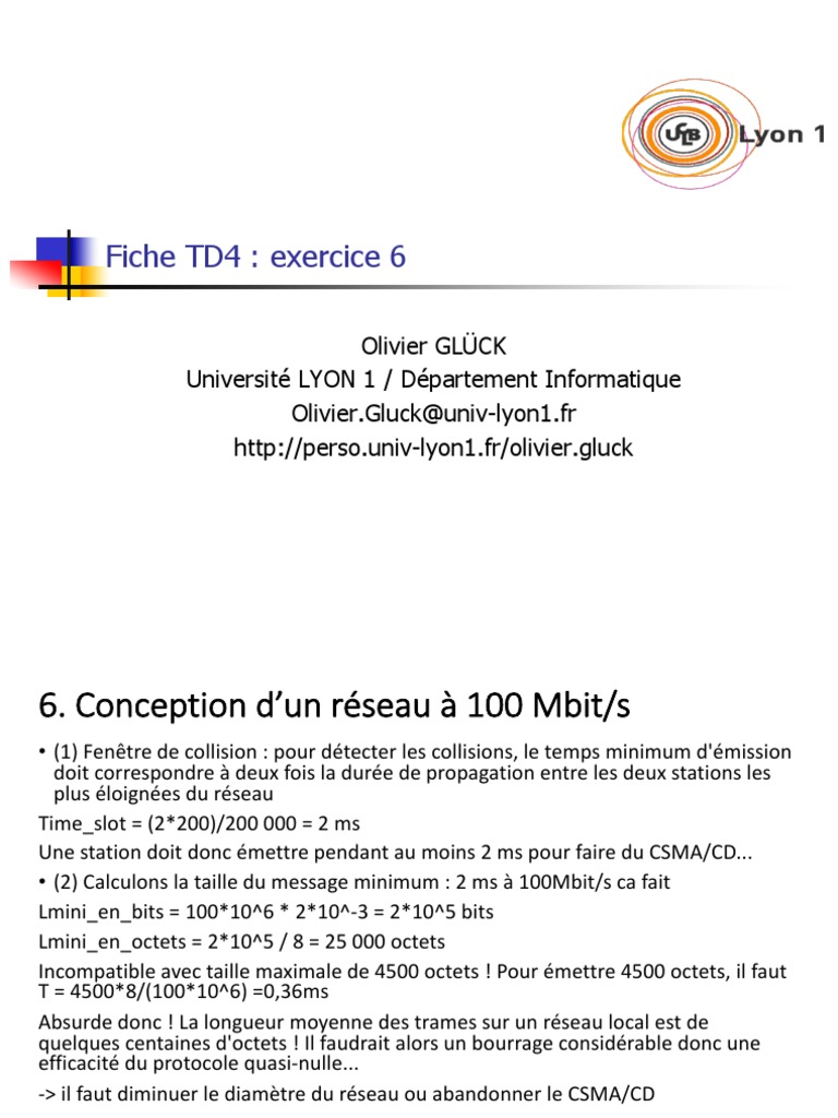 TD7 FicheTD4 Exo6 | PDF