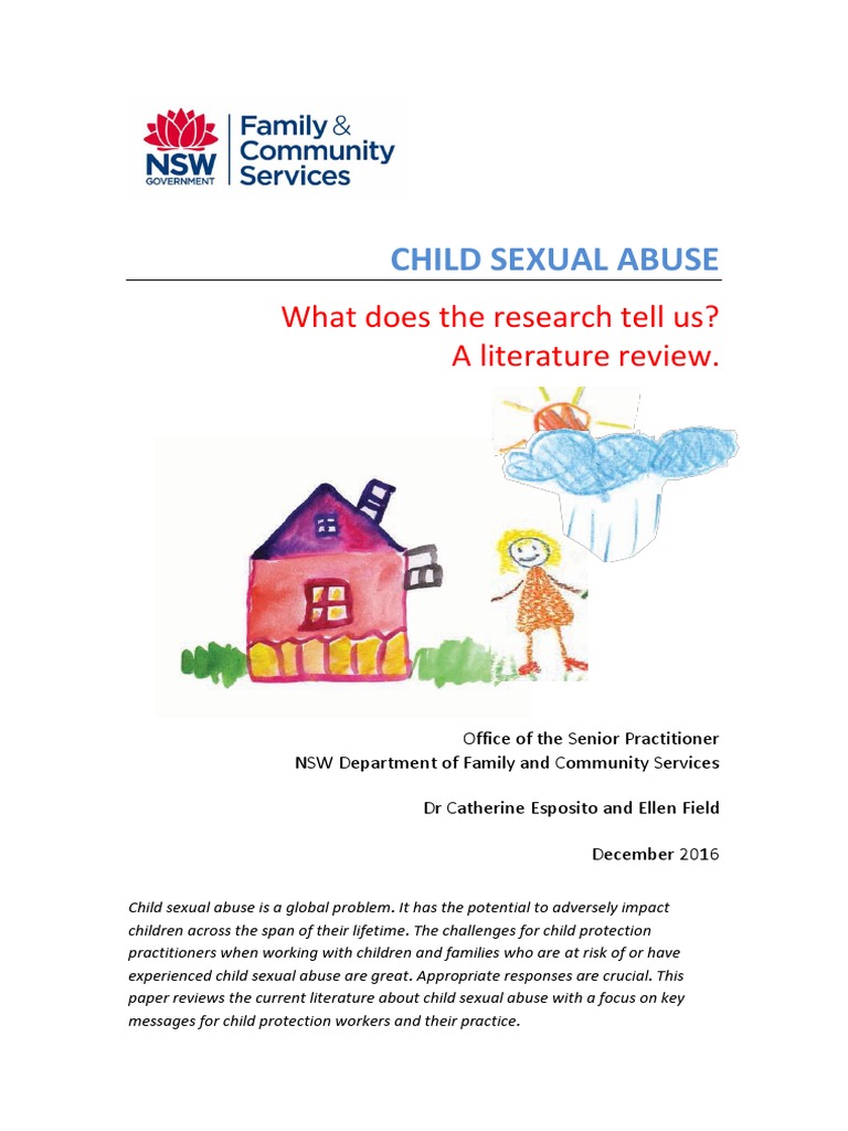 Child Sexual Abuse What Does The Research Tell Us A Literature Review | PDF | Child Abuse ...