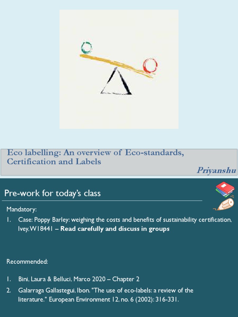 Eco-Labels & Trade-Offs | Download Free PDF | Sustainability | Economy ...