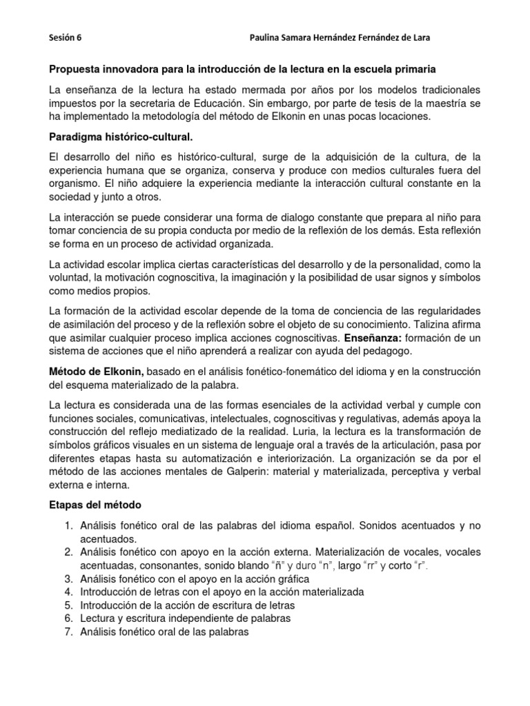 Solovieva & Quintanar | PDF | Fonética | Enseñando