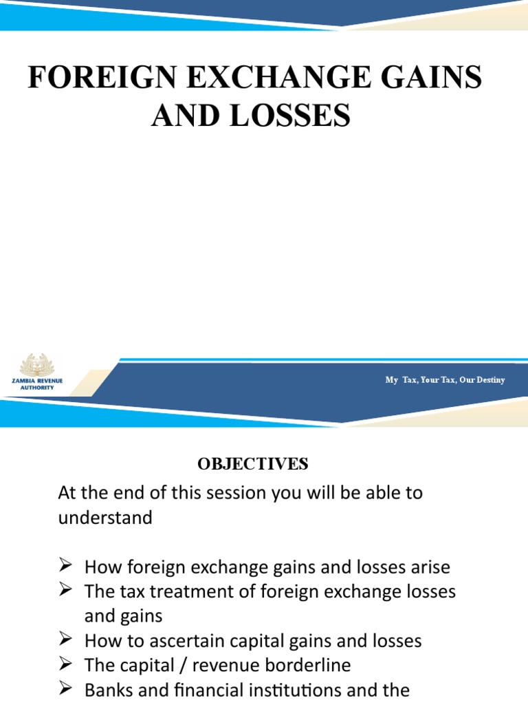 FX Gains and Losses Tax Treatment | PDF | Taxes | Revenue