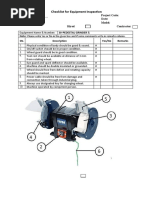 Drilling Machine Inspection Checklist | PDF | Drill | Mechanical ...