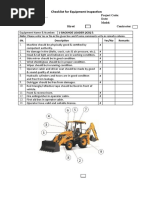 Compactor Daily Inspection Checklist | PDF