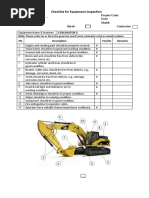 Hoist Checklist | PDF | Crane (Machine) | Components
