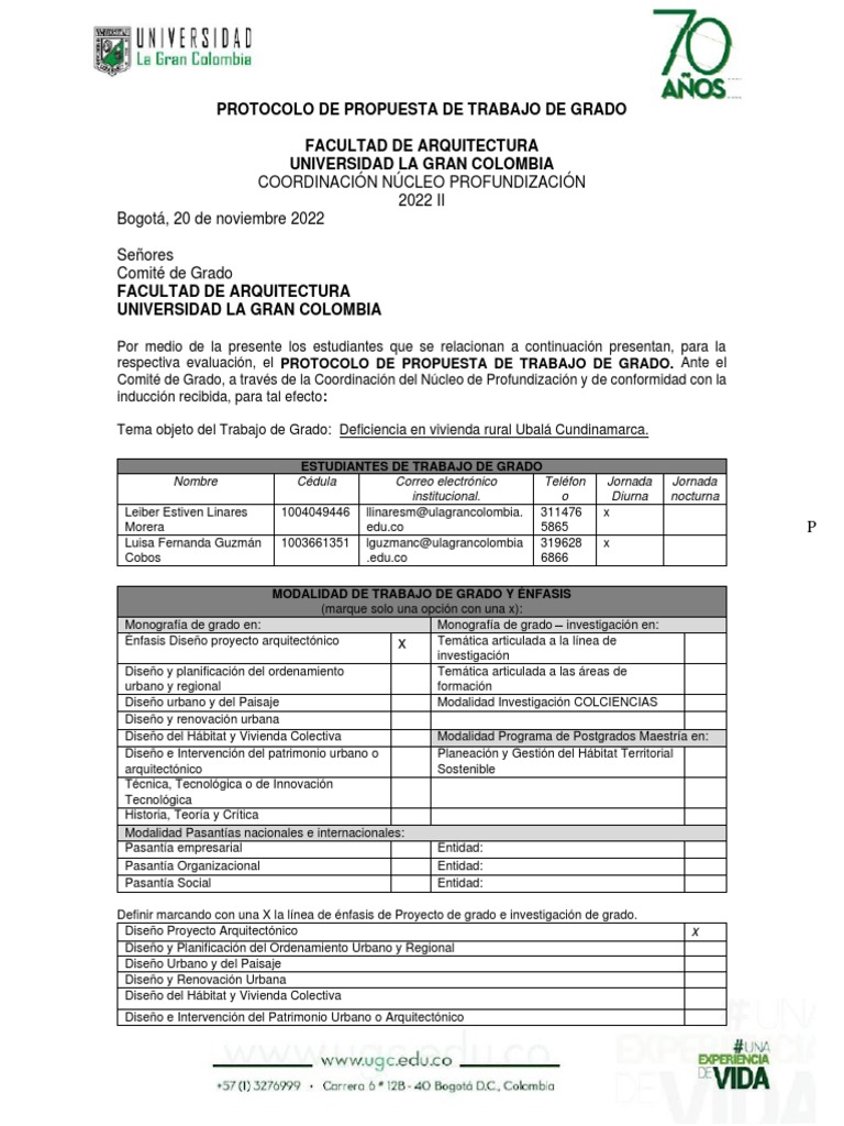 Protocolo Guzmán Luisa - Linares Leiber | PDF | Área rural | Paisaje