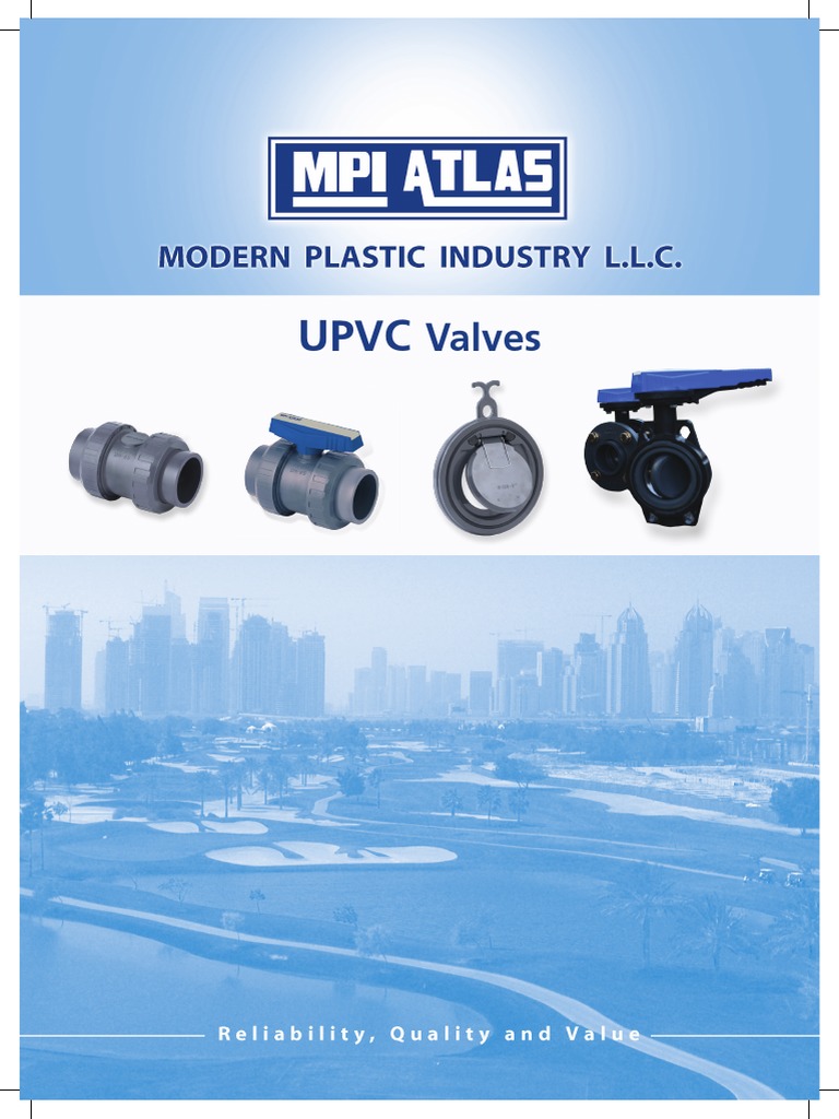 MPI-ATLAS UPVC Ball Valve Overview | PDF | Valve | Screw