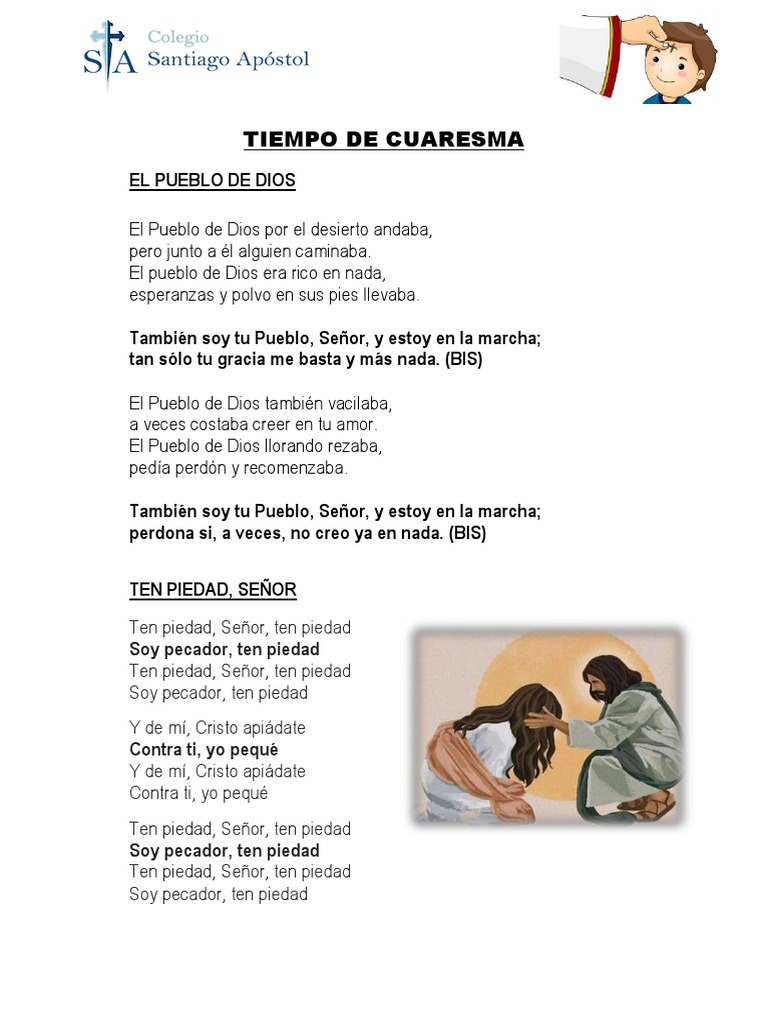 Tiempo de Cuaresma - Cancionero PDF | PDF | Cristo (título) | Pecado