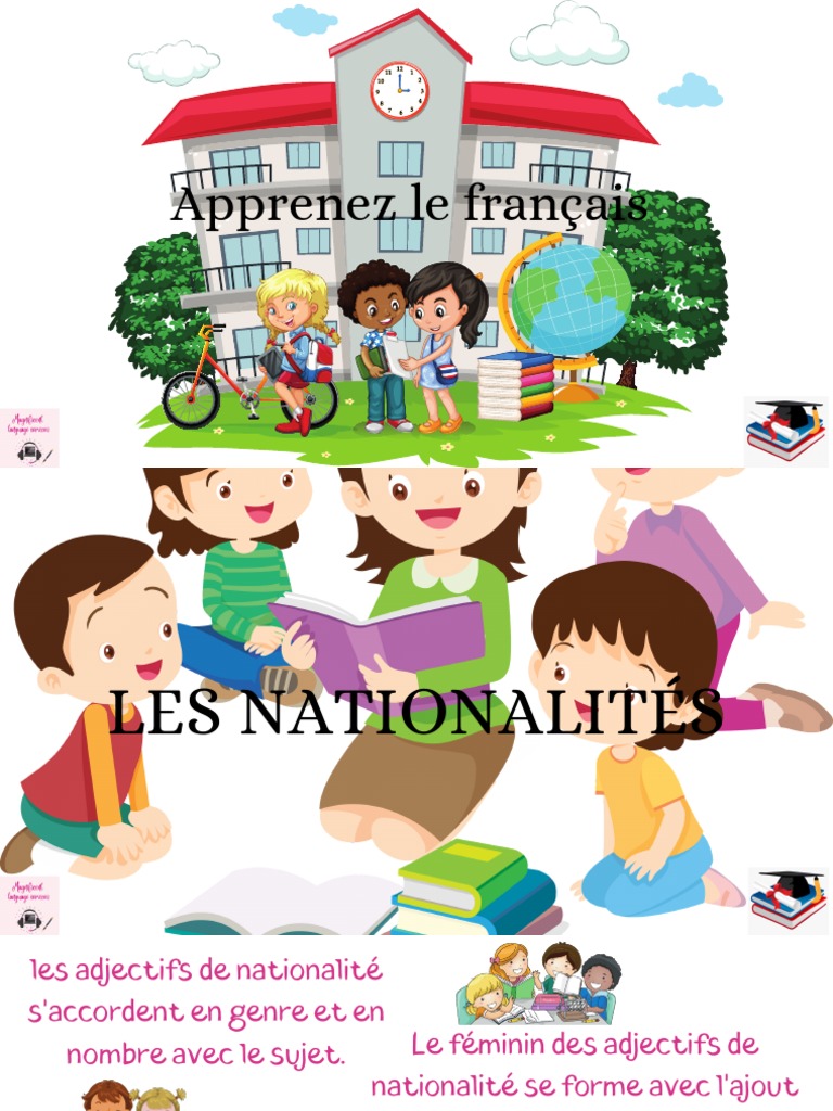 Adjectifs de nationalité en français | PDF | Linguistique