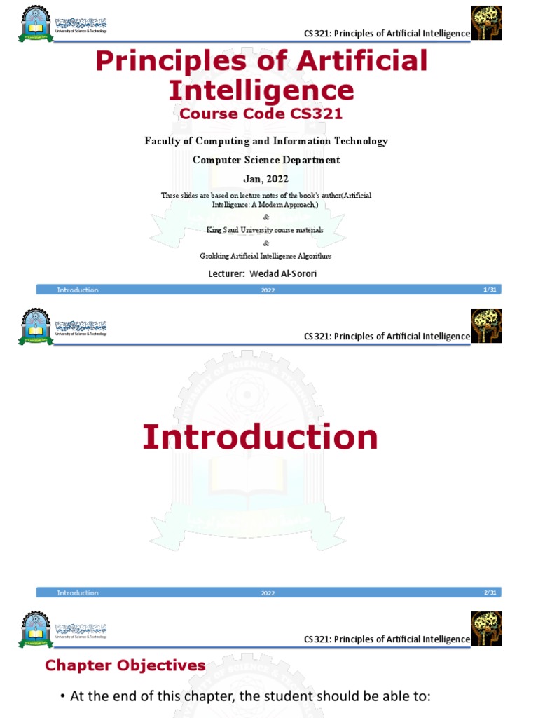 Lec1 1 | PDF | Artificial Intelligence | Intelligence (AI) & Semantics