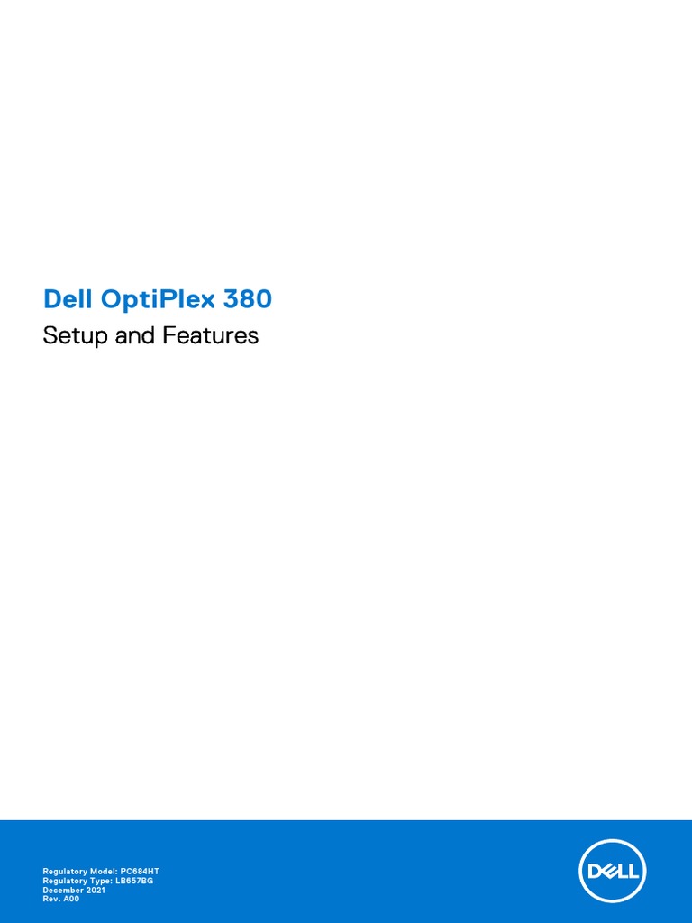 Dell Optiplex 380 Setup Guide | PDF | Office Equipment | Computer Science