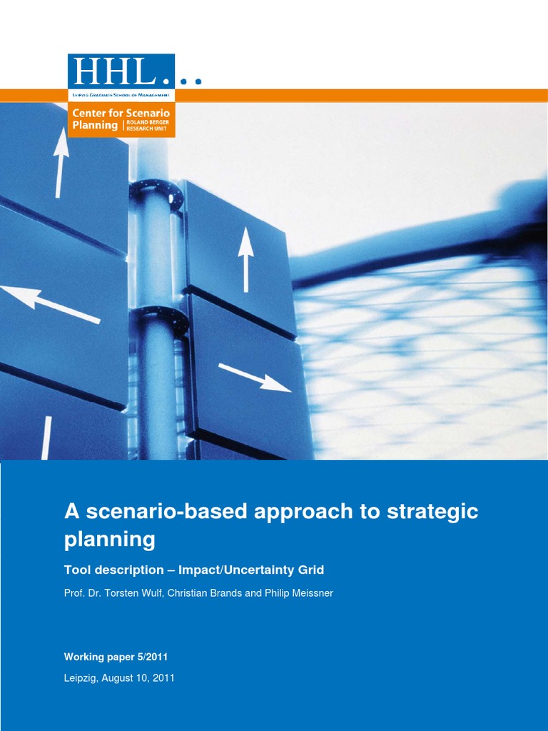 A Scenario-Based Approach To Strategic Planning - Tool Description - Impact-Uncertainty Grid ...