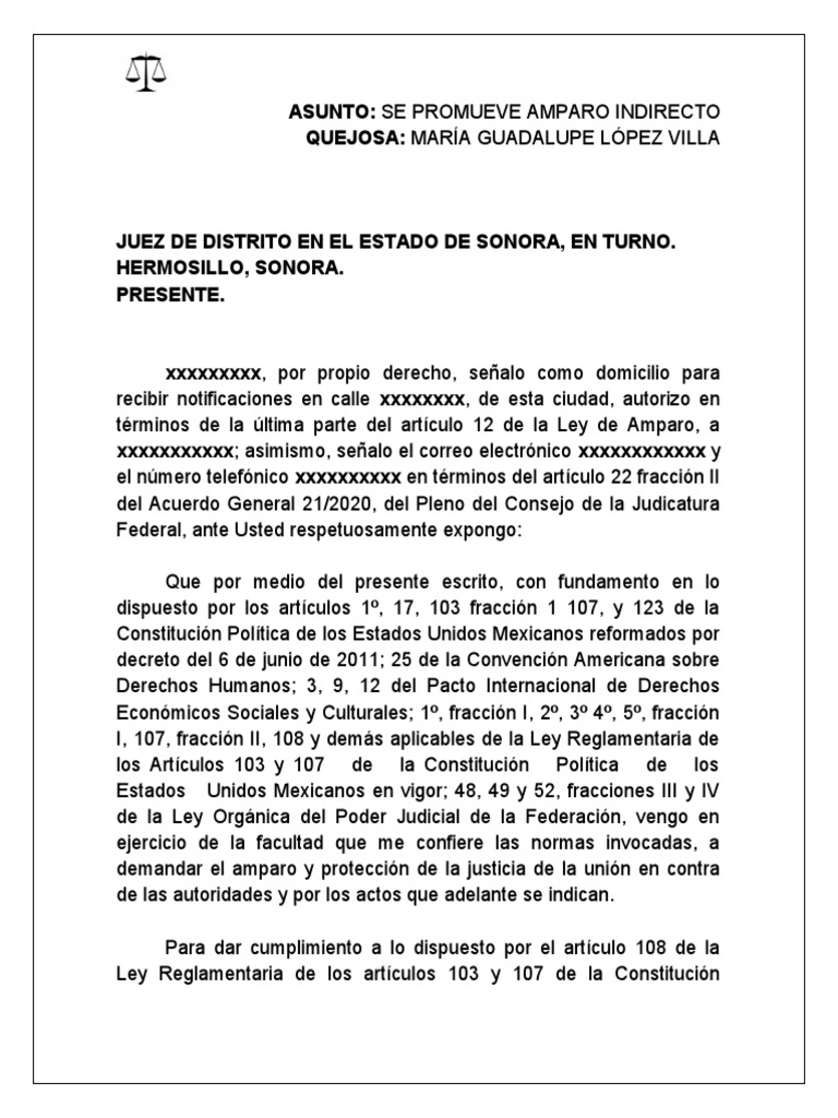 Amparo Contra Multa Sin Firma | PDF | Caso de ley | Constitución