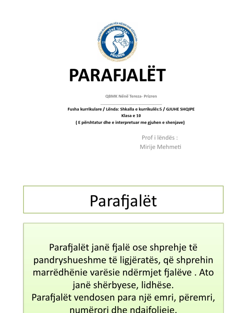 Parafjalët | PDF