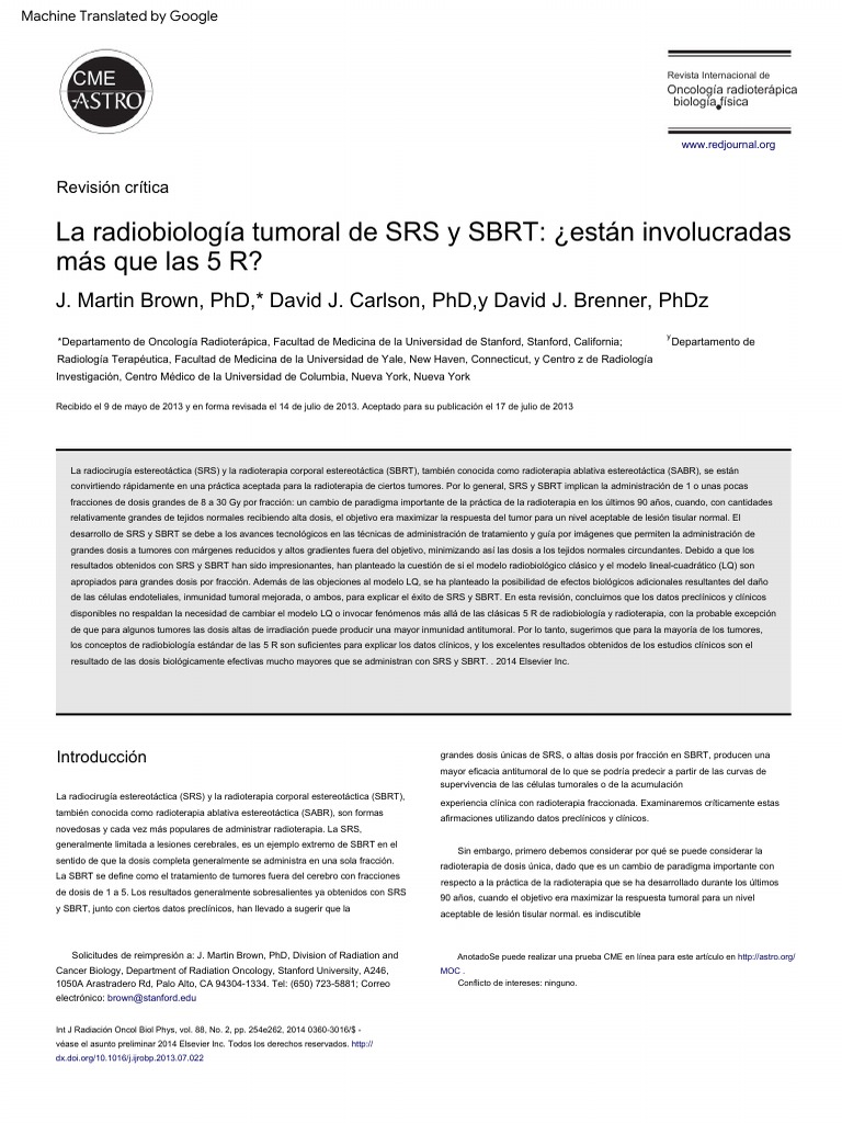 Radiobiologia RT 5R Esp | PDF | Terapia de radiación | Cáncer