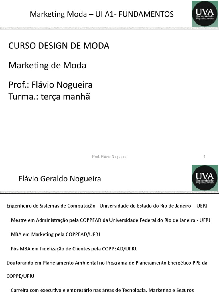 Fundamentos do Marketing de Moda | PDF | Marketing | Science