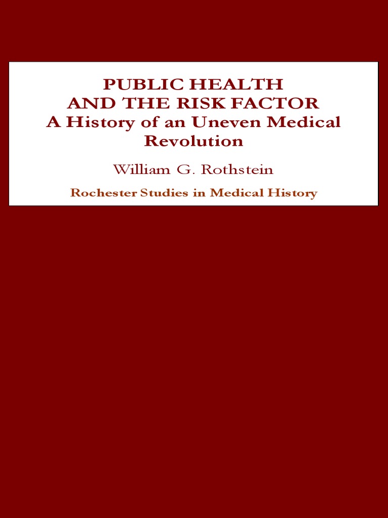 Public Health and The Risk Factor | PDF | Risk | Statistics
