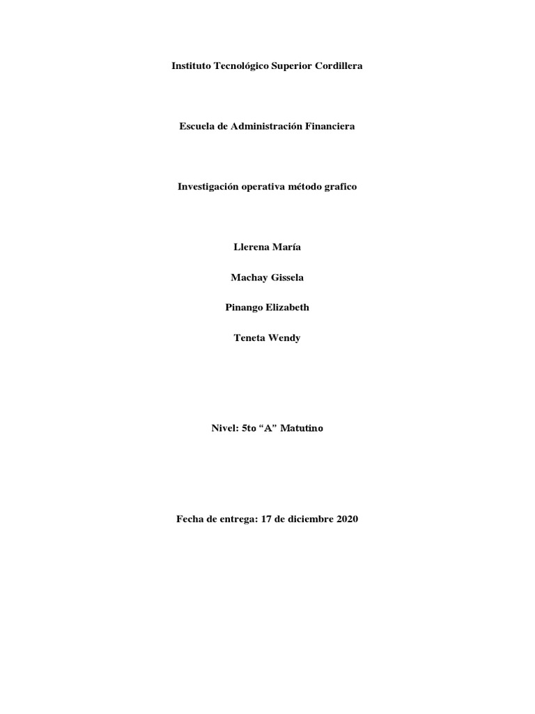 Trabajo Grupal Llerena Machay Pinango Teneta | PDF | Negocios