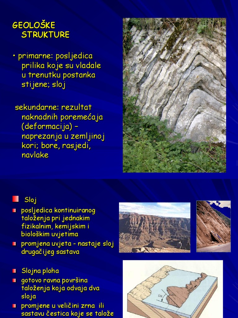 Geoloske Strukture I Dio | PDF