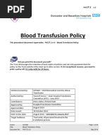Blood Transfusion Request Form | PDF | Blood Transfusion | Tissue (Biology)