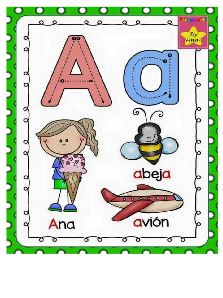 Alfabeto para Niños Preescolar | PDF