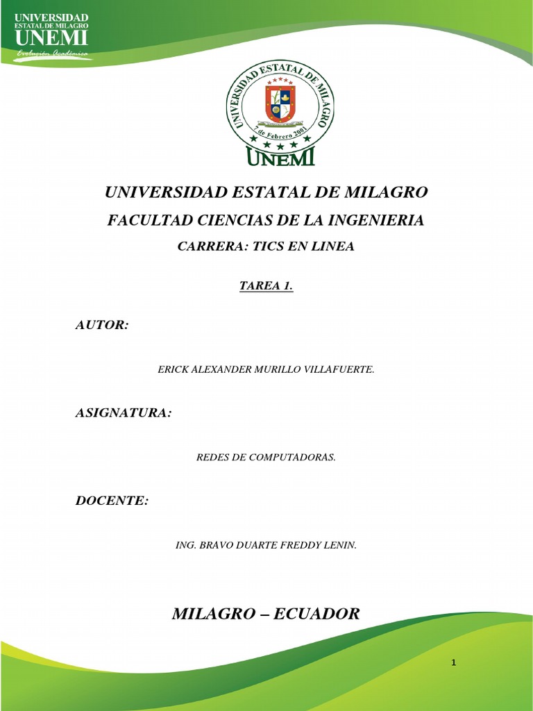 Tarea1 de Redes de Computadoras | PDF | Modelo osi | Red de computadoras