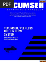 Peerless 2300 Transaxle Parts List | PDF | Axle | Gear