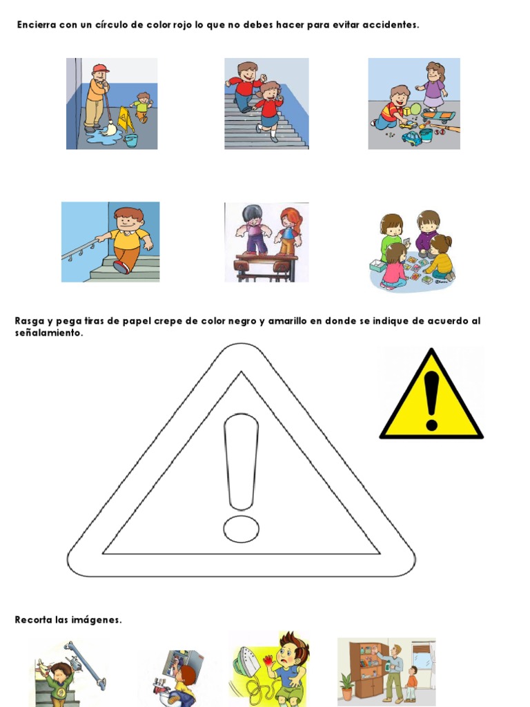 Cuadernillo de Situación Didáctica Vamos A Prevenir Accidentes | PDF