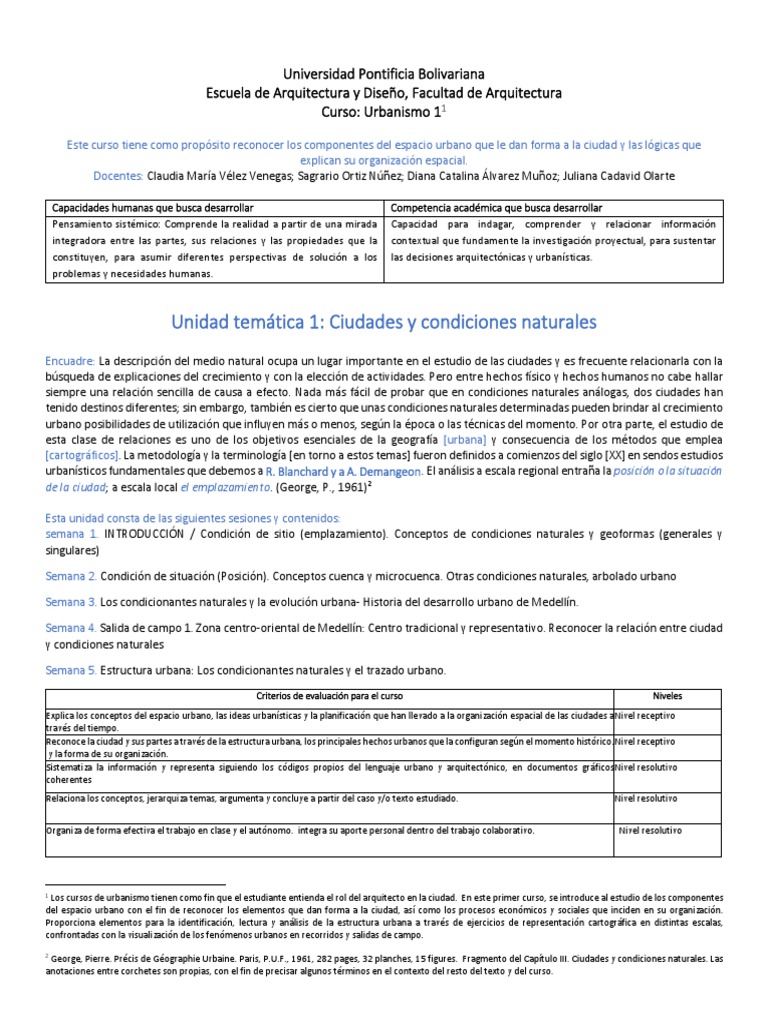 Urb 1 - Un1 - Laboratorio 1 - 2 2023 10 (A-B-C) | PDF | Urbanismo ...