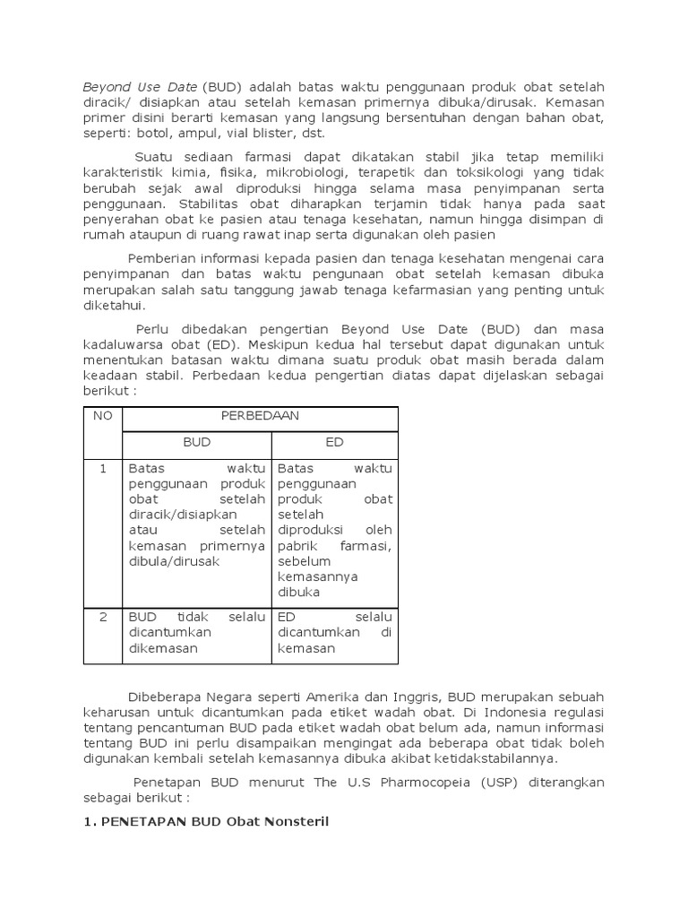 Beyond Use Date | PDF